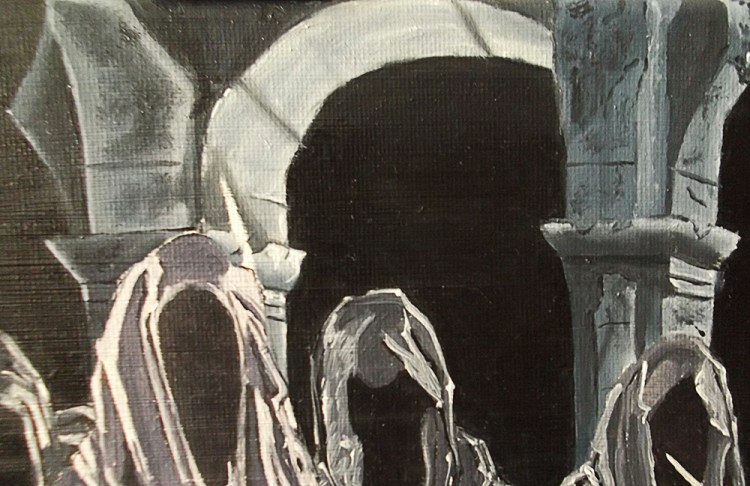 They Were Once Men WIP Detail 2 – Oil painting essex artist illustrator ...