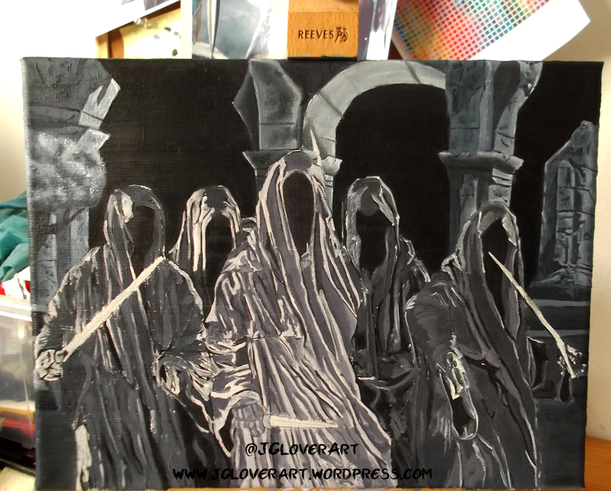 They Were Once Men – WIP Update – Lord of The Rings Oil Painting ...