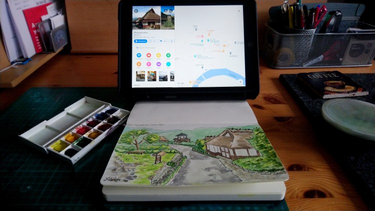 Urban Sketching To Find Creative Inspiration [Using Google Maps For ...